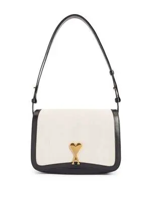 Ami Two-tone Shoulder Bag - Black