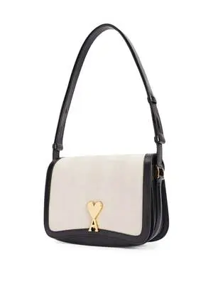 Ami Two-tone Shoulder Bag - Black