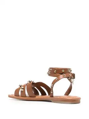Maje Stud-embellished Flat Sandals