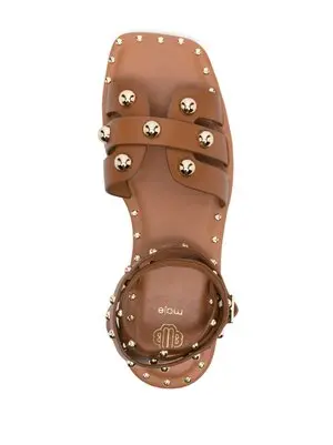 Maje Stud-embellished Flat Sandals