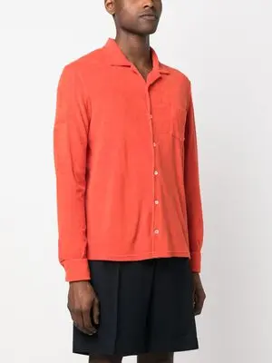 Fedeli Terry-cloth Cotton Shirt