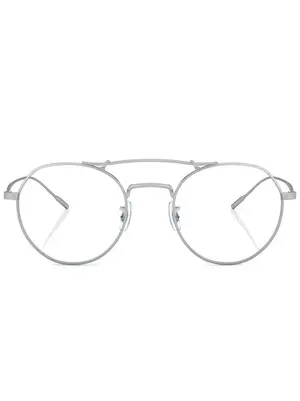 Oliver Spencer Reymont Round Frame Glasses - Silver