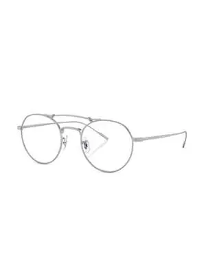 Oliver Spencer Reymont Round Frame Glasses - Silver