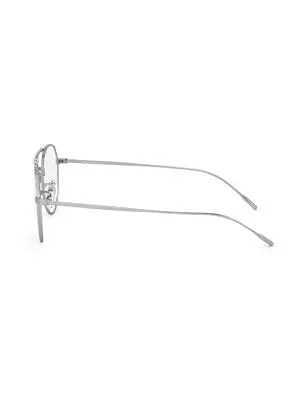 Oliver Spencer Reymont Round Frame Glasses - Silver
