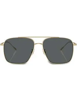 Oliver Spencer Oliver Peoples Dresner Aviator-Frame Sunglasses 5292p2 Gold