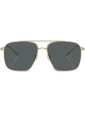 Oliver Spencer Dresner Aviator Sunglasses - Gold