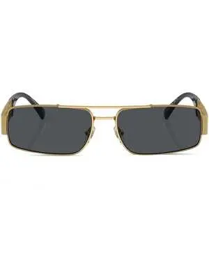 Versace Greca-detail Sunglasses - Gold