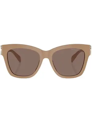 Michael Kors Empire Square-frame Sunglasses - Brown