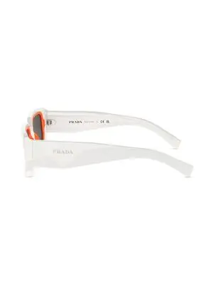 Prada Rectangular Sunglasses - White