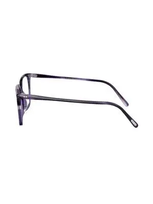 Oliver Spencer Square-frame Glasses - Purple