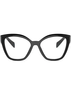 Prada Oversize Frame Glasses - Black