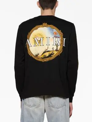 Amiri Alchemy Frame Long-sleeve T-shirt - Black