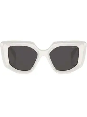 Prada Cat-eye Frame Sunglasses - White