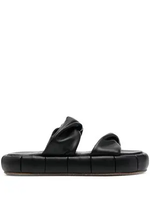 THEMOIRE Air Platform Sandals - Black