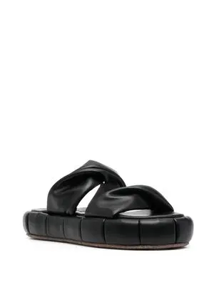 THEMOIRE Air Platform Sandals - Black