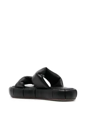 THEMOIRE Air Platform Sandals - Black