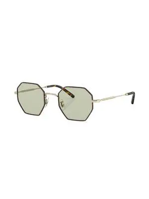 Oliver Spencer Tortoiseshell Octagonal Sunglasses