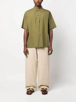 PRESIDENT’S Short-sleeve Cotton Shirt