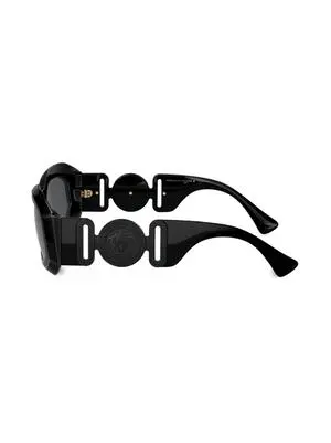 Versace Geometric-frame Tinted Sunglasses
