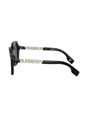 Burberry Joni Oversize Square-frame Sunglasses - Black