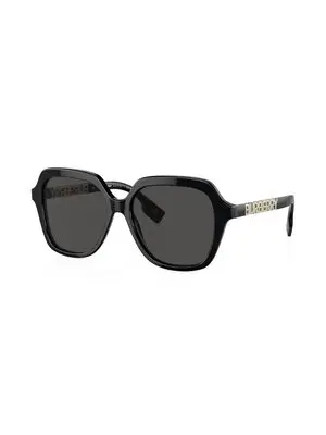 Burberry Joni Oversize Square-frame Sunglasses - Black