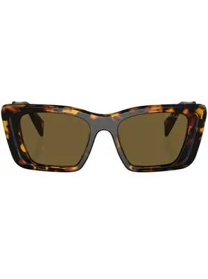 Prada Square-frame Sunglasses - Green