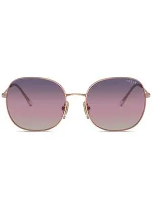 VOGUE EYEWEAR Round-frame Sunglasses - Gold