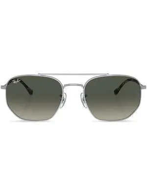 Ray-ban Square Frame Sunglasses - Silver