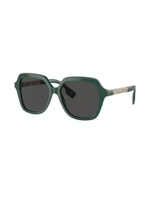 Burberry Joni Logo-lettering Sunglasses - Green