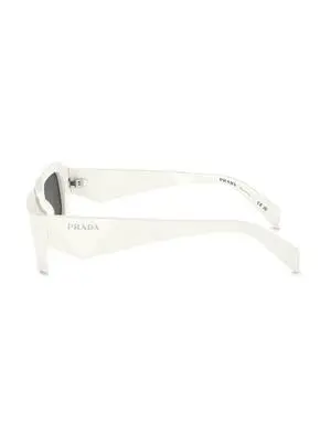 Prada Rectangle-frame Sunglasses - White