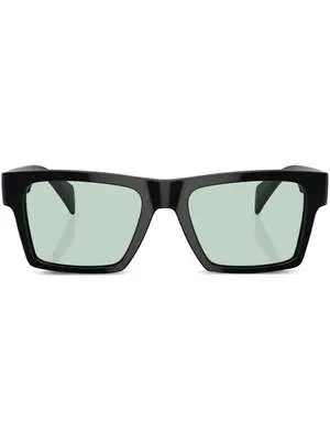 VERSACE Versace Eyewear Greca Rectangle-Frame Sunglasses