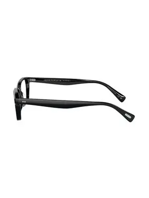 Oliver Spencer Rectangle-frame Glasses - Black