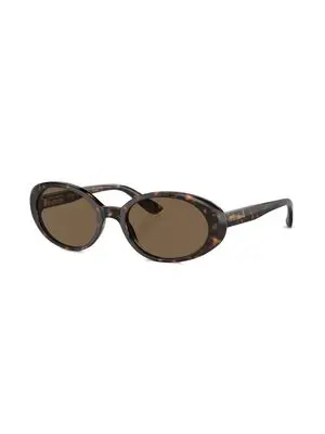 Dolce & Gabbana Tortoiseshell-Effect Oval-Frame Sunglasses  display picture 2