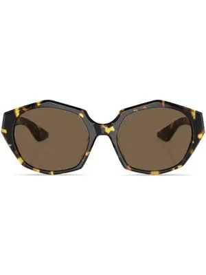 Oliver Spencer Geometric Frame Tinted Sunglasses