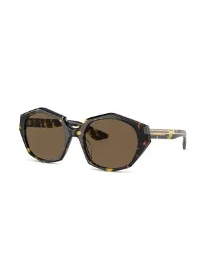 Oliver Spencer Geometric Frame Tinted Sunglasses