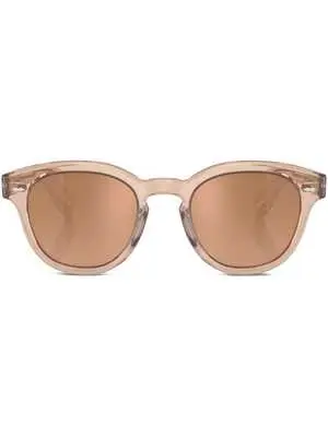 Oliver Spencer Oliver Peoples Cary Grant Round-Frame Sunglasses Pink