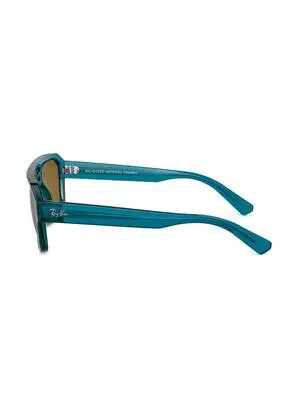 Ray-ban Corrigan Bio-based Square-frame Sunglasses - Blue