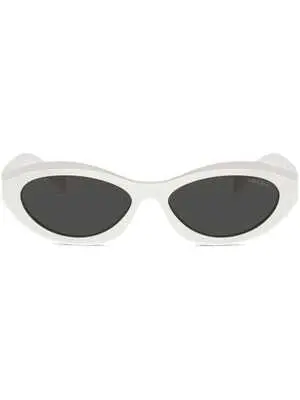 Prada Cat-eye Frame Sunglasses - White