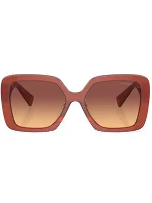Miu Miu Logo-plaque Sunglasses