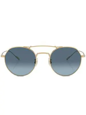 Oliver Spencer Oliver Peoples Reymont Round-Frame Sunglasses 5292q8 Gold