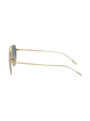 Oliver Spencer Reymont Round-frame Sunglasses - Gold