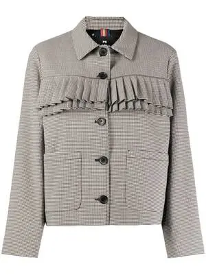 Paul Smith Check-print Fitted Jacket - Neutrals