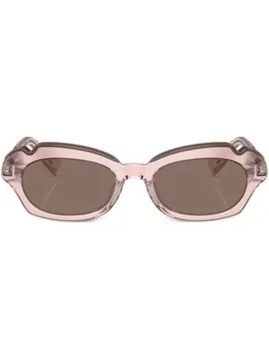 ALAIN MIKLI Transparent Round-frame Sunglasses - Pink