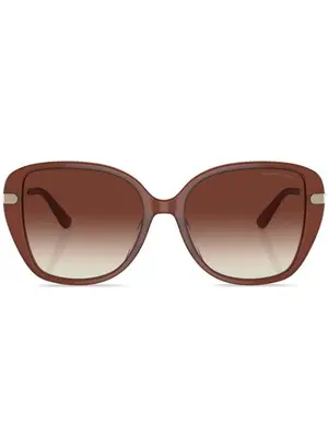 Michael Kors Flatiron Oversized-frame Sunglasses - Brown