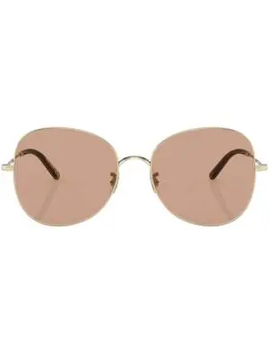 Oliver Spencer Round-frame Sunglasses - Gold