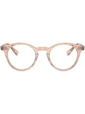 Oliver Spencer Round-frame Glasses - Brown