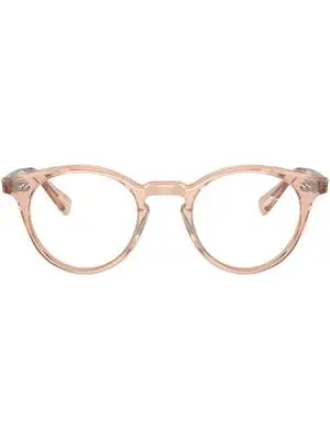 Oliver Spencer Oliver Peoples Round-Frame Glasses Pink