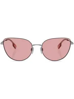 Burberry Harper Cat-eye Sunglasses - Silver