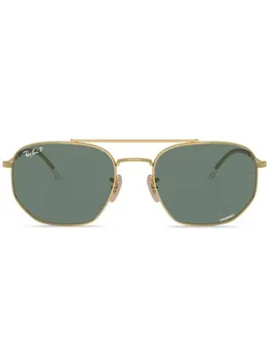 Ray-ban Double-bridge Sunglasses - Gold