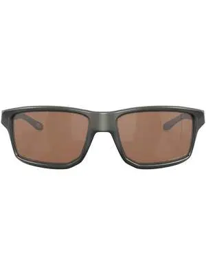Oakley Gibston Rectangle-frame Sunglasses - Grey